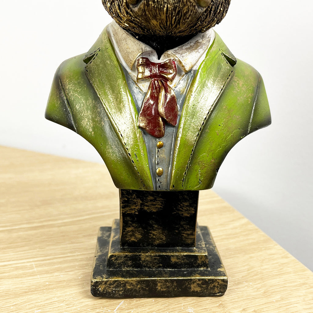 24.5cm Tall Highland Cow Bust Ornament - Resin – Alfie Francis